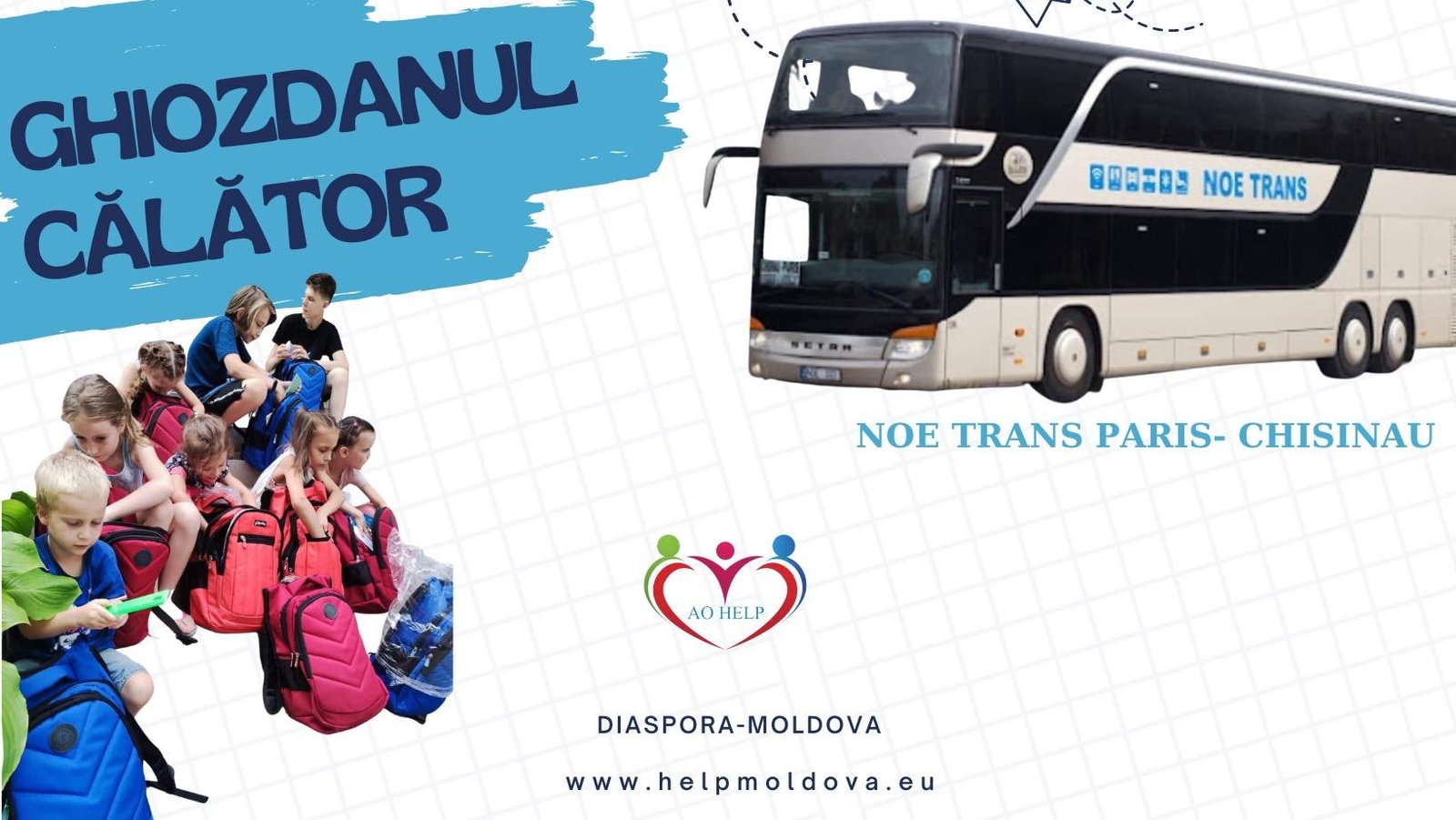 Mulțumim companiei Noe Trans Transport Moldova - Franta - Help Moldova